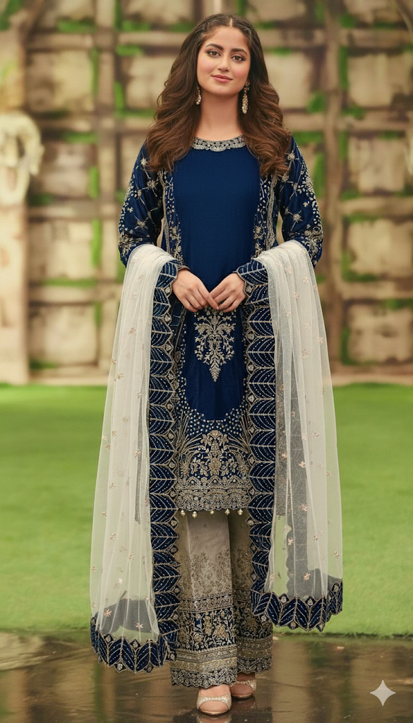 3PC VALVET SIDE CHALK MARIA B ZINK – raisacreationz.com